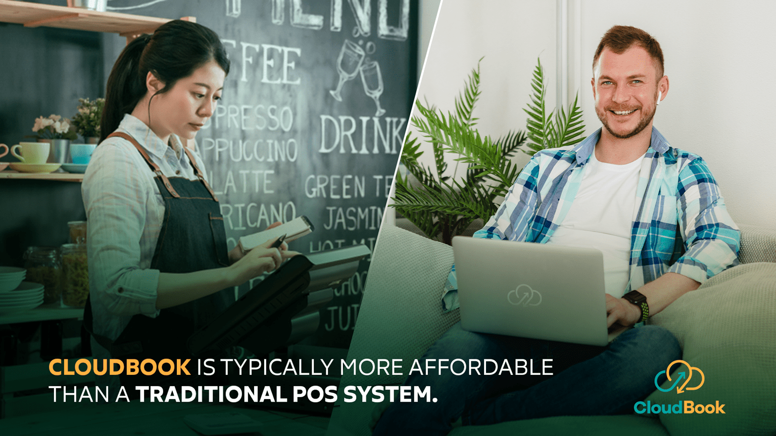 CloudBook is typically more affordable than a traditional POS system ...